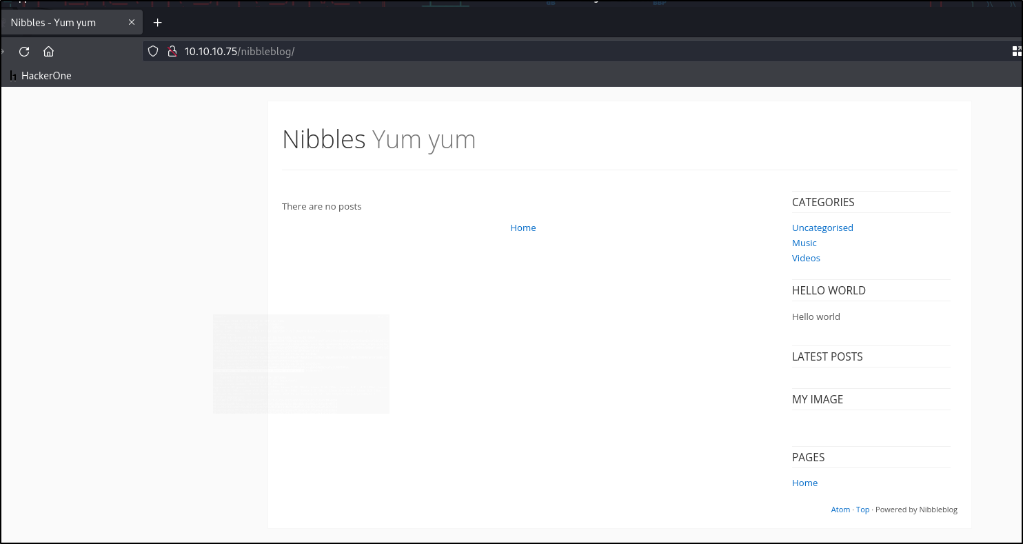 Hack the Box (HTB) - Nibbles | HomeLab Docs